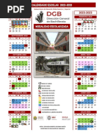 DGB - Calendario Modalidad Escolarizada 2021-2022 | PDF