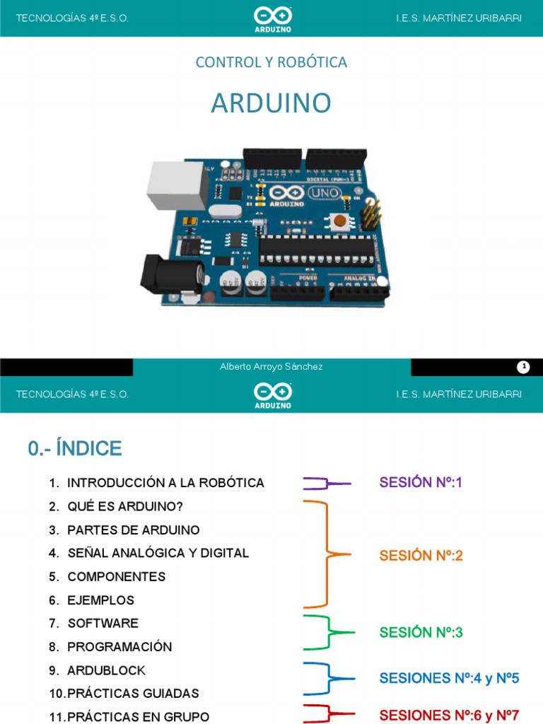 Arduino Pdf Arduino Sistema De Control