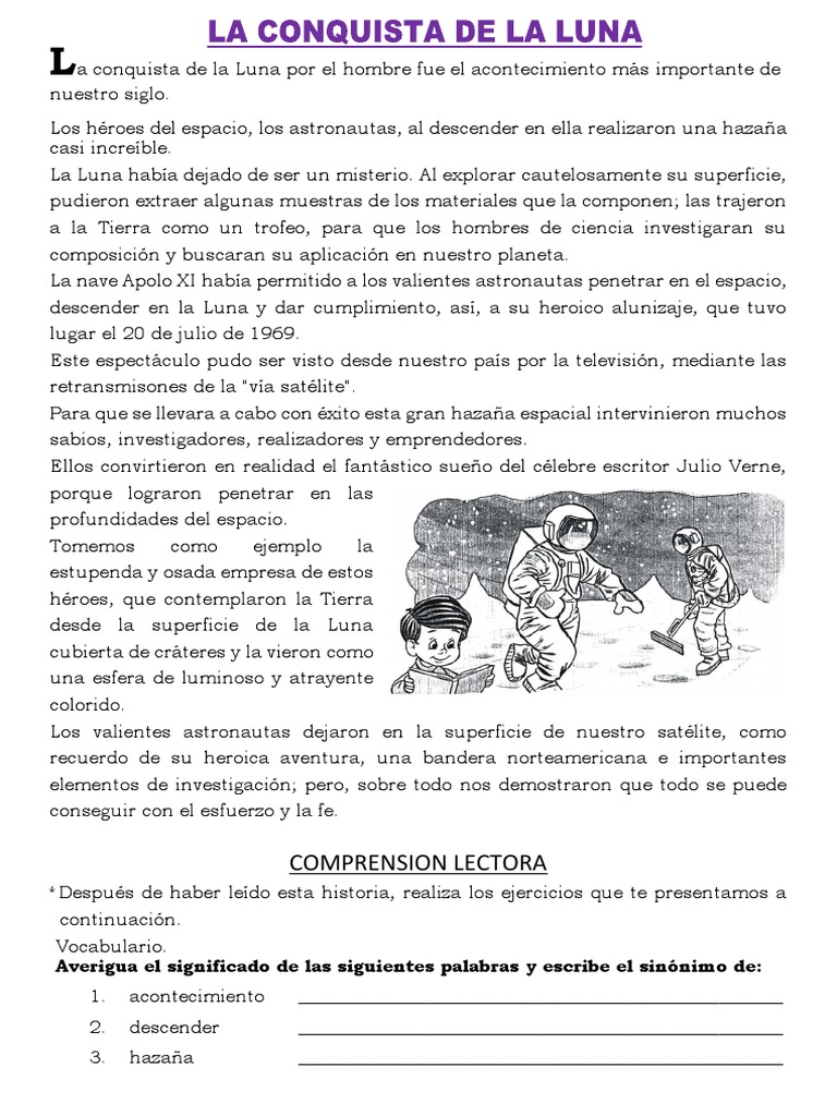 La Conquista de La Luna | PDF | Luna | Astronautas