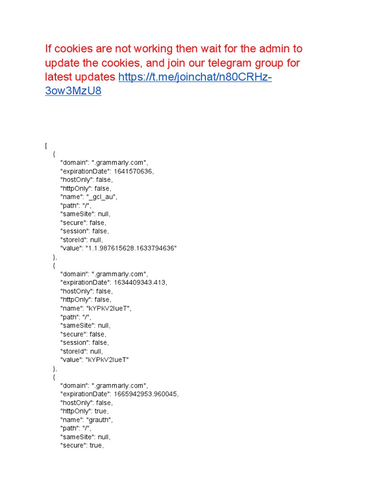 Grammarly Cookies Update Guide | PDF | Http Cookie | Computing