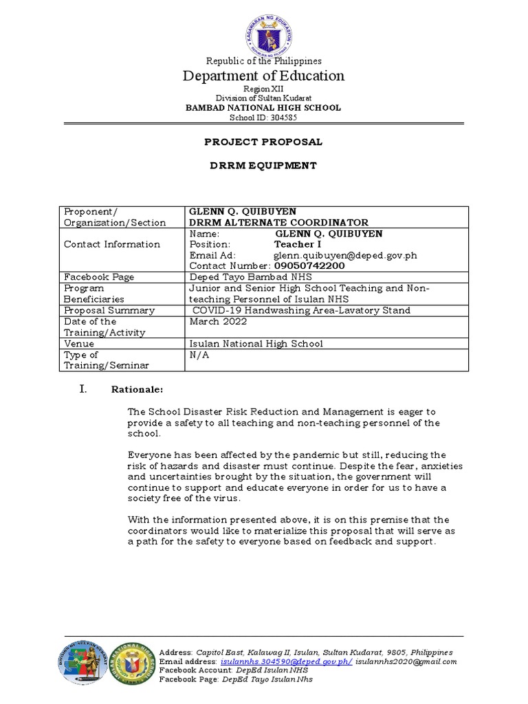 DRRM Design Sample | PDF