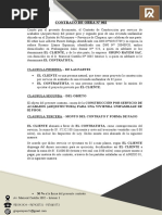 Contrato de Mano de Obra de Construccion......... | PDF | Pagos