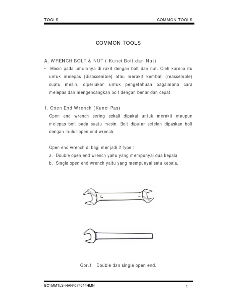 Module Tools Bab 1 | PDF