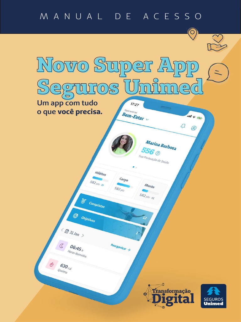 Super App Seguros Unimed: Guia de Acesso | PDF | Aplicativo para ...