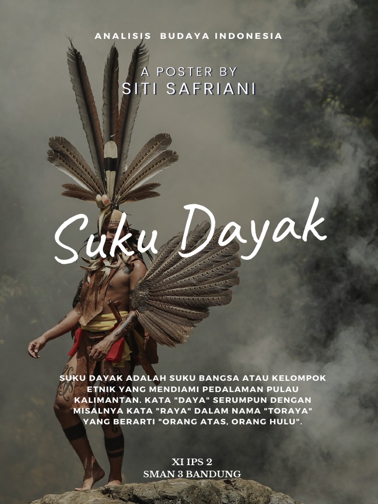 Siti Safriani XI IPS 2 Suku Dayak | PDF