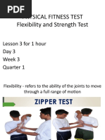 Zipper Test Purpose-To Test The Flexibility of The Shoulder Girdle ...
