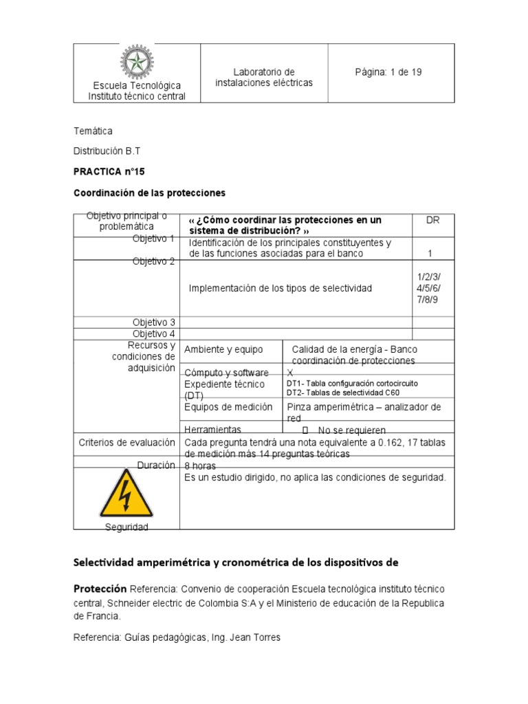 SodaPDF-converted-coordinacion de Protecciones Grupo 4.2 | PDF | Corriente eléctrica | Relé
