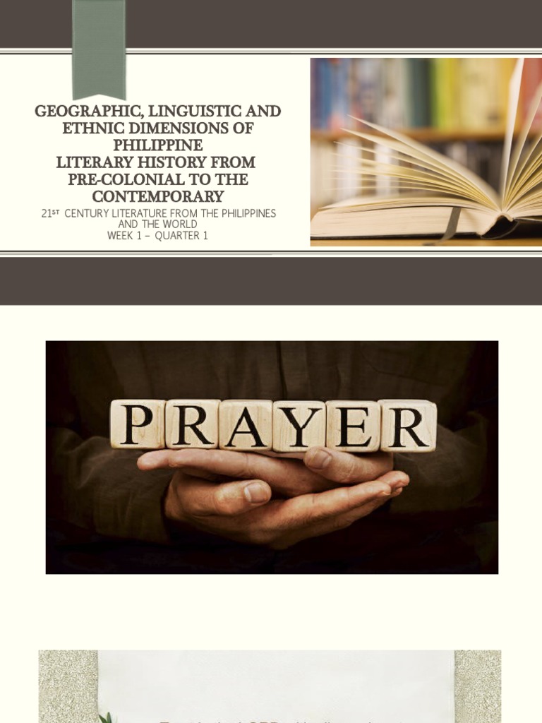 Geographic, Linguistic and Ethnic Dimensions of Philippine Literary ...