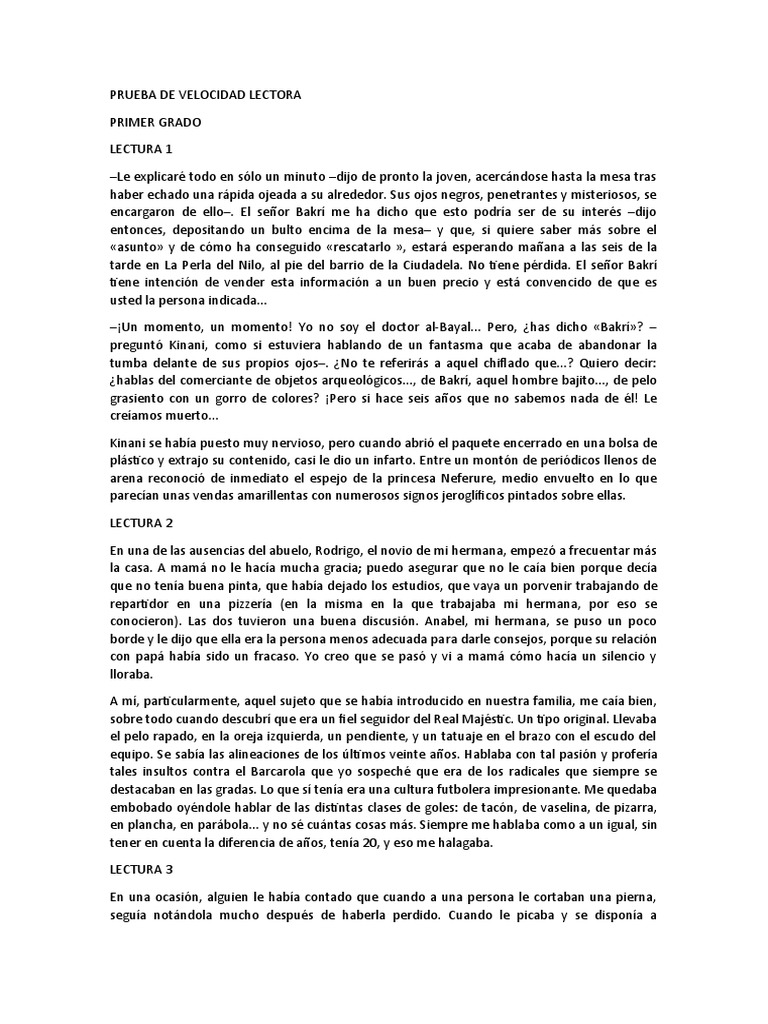 Prueba de Velocidad Lectora | PDF | Ernest Shackleton