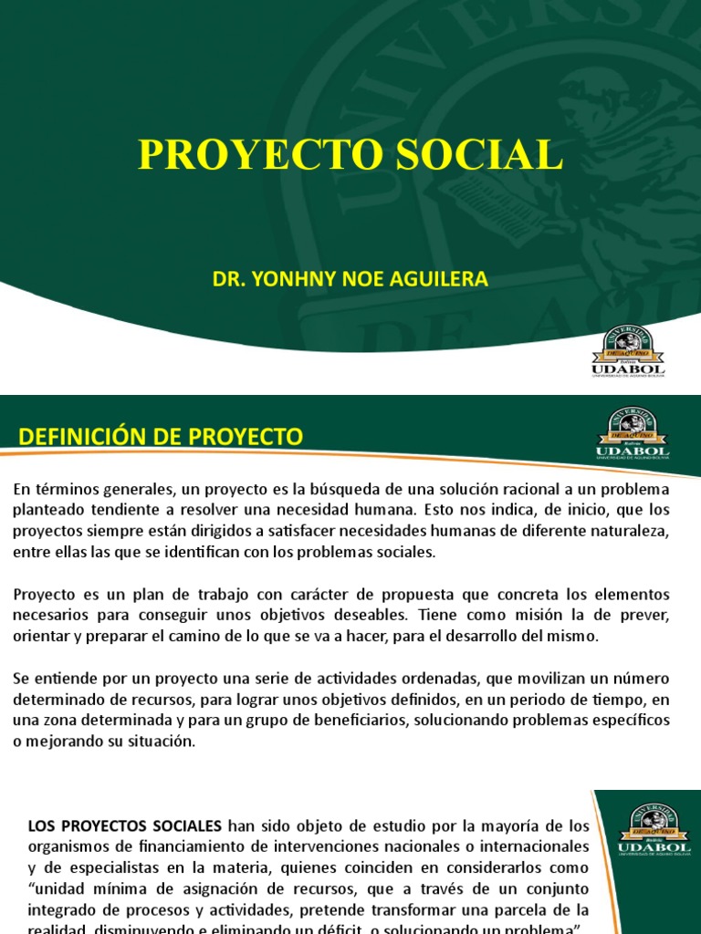 Tema 2 Proyecto Social | PDF | Evaluación | Planificación