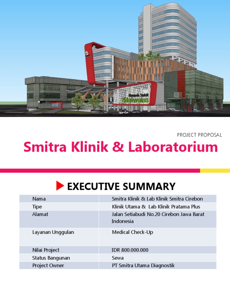 Mount Edelweis Hospital Project Proposal Bahasa April | PDF