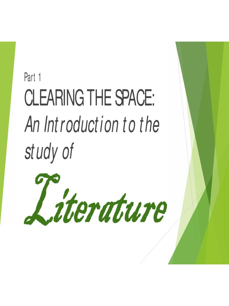 Phil Lit Chap 1 | Download Free PDF | Poetry | Narration