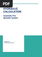 Water Spray Hydraulic Calculations | PDF | Pressure | Nozzle