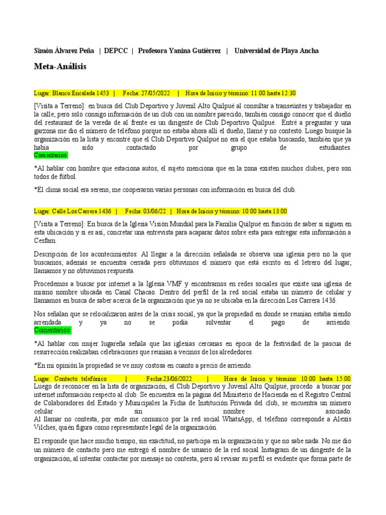 Simón Alvarez - Meta Analisis Solucionadisimo | PDF | Internet ...