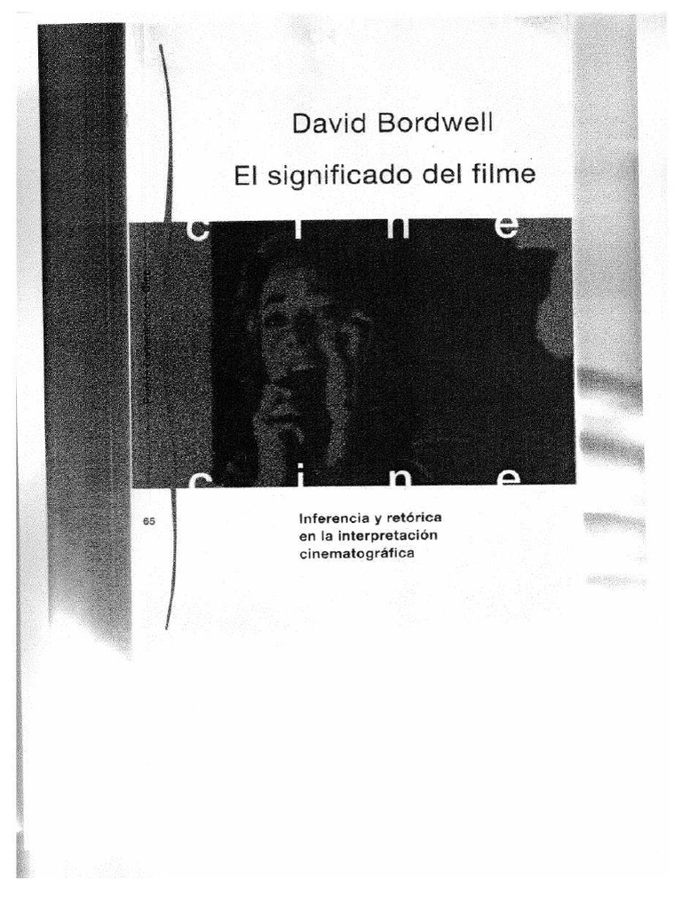 El Significado Del Filme David Bordwell Cap10 y 11 | PDF