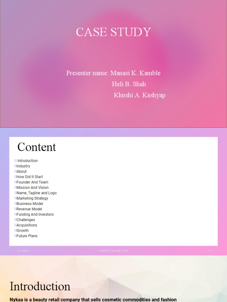 Nykaa Case Study | Download Free PDF | Business