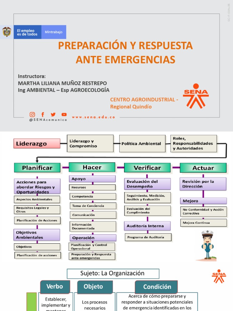 Preparación y Respuesta Ante Emergencias | PDF | Riesgo | Entorno natural