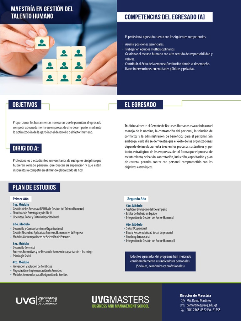 Competencias del profesional egresado de una maestría en gestión de recursos humanos | PDF ...