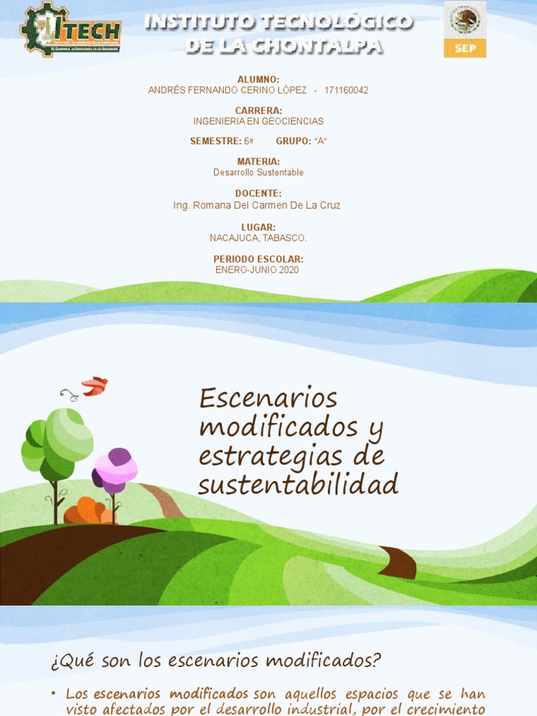 Escenario Modificado | PDF | Entorno natural | Biodiversidad