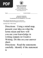 Creative Writing Q2 Module 7 | PDF | Multimedia | Hypertext