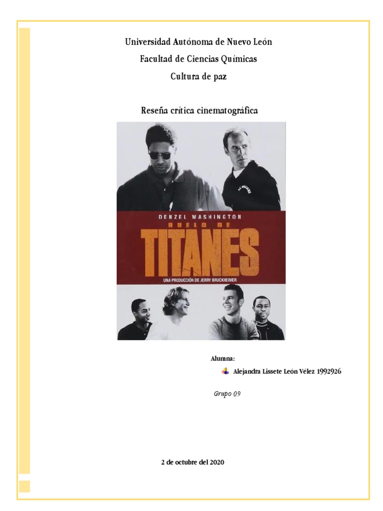 Resumen de Duelo de Titanes | PDF
