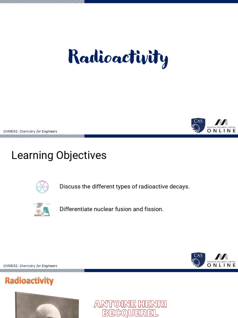 06_Radioactivity | PDF | Radioactive Decay | Nuclear Physics