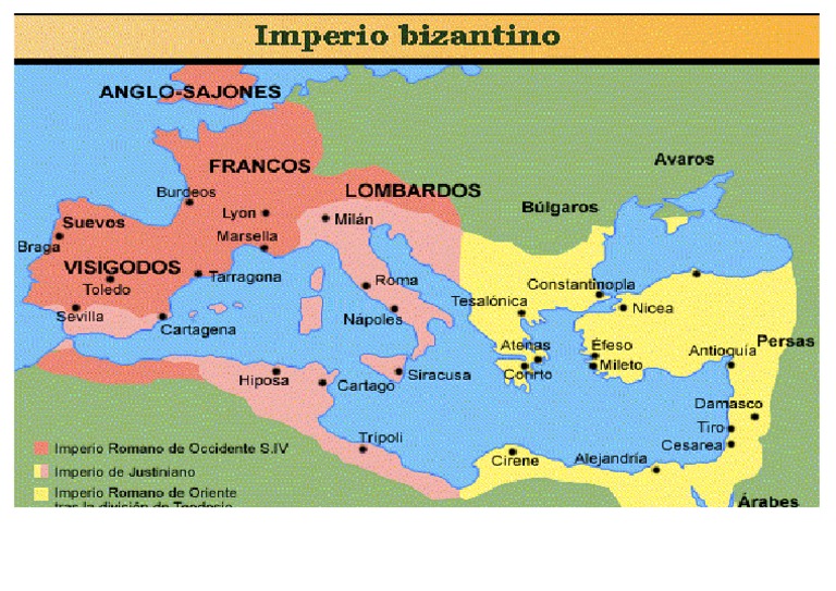 Mapa Del Imperio Bizantino | PDF