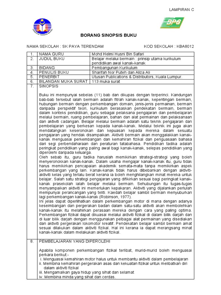 Sinopsis 4 Buku - Zakaria 2022 | PDF