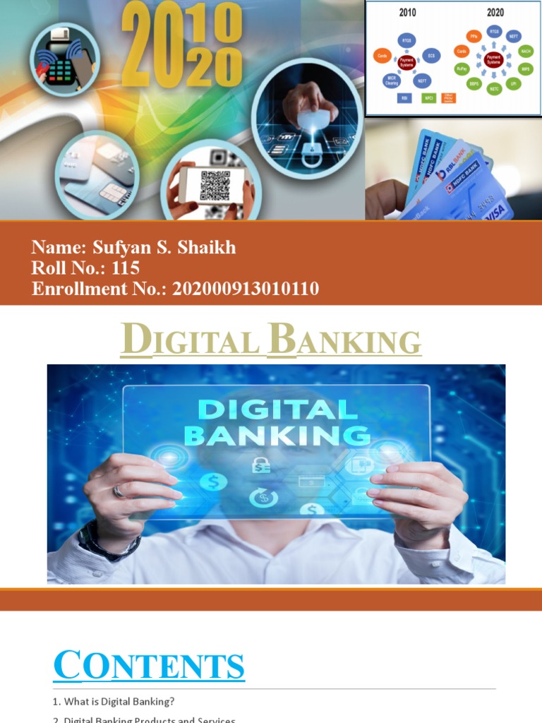 Digital Banking PPT Presentation | Download Free PDF | Banks | Automated Teller Machine