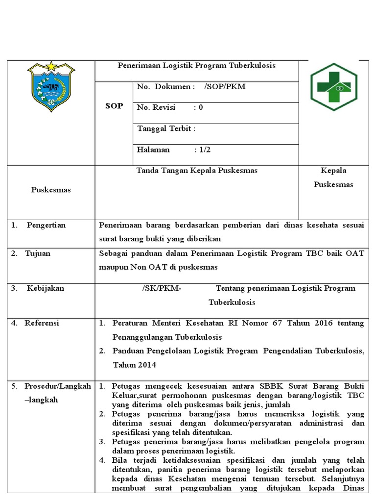 SOP Penerimaan | PDF | Pengembangan Diri