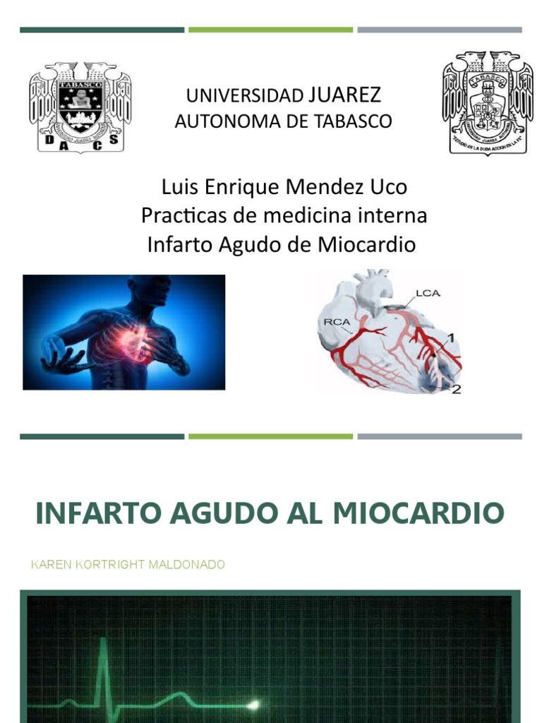 Infarto Agudo Al Miocardio | PDF | Infarto de miocardio ...