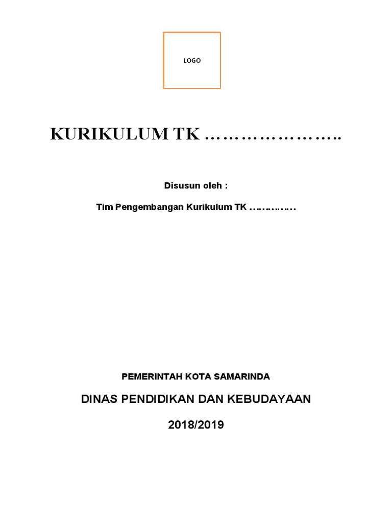 Contoh Dokumen KTSP Paud | PDF Contoh Dokumen KTSP Paud | PDF