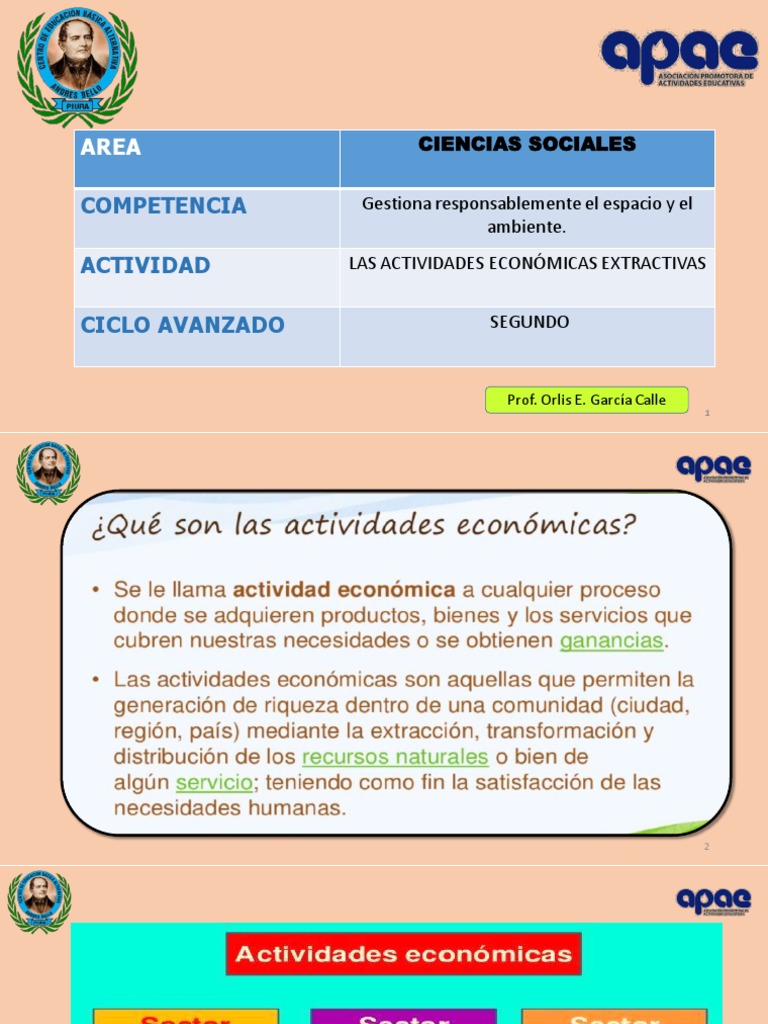 Las Actividades Extractivas | PDF