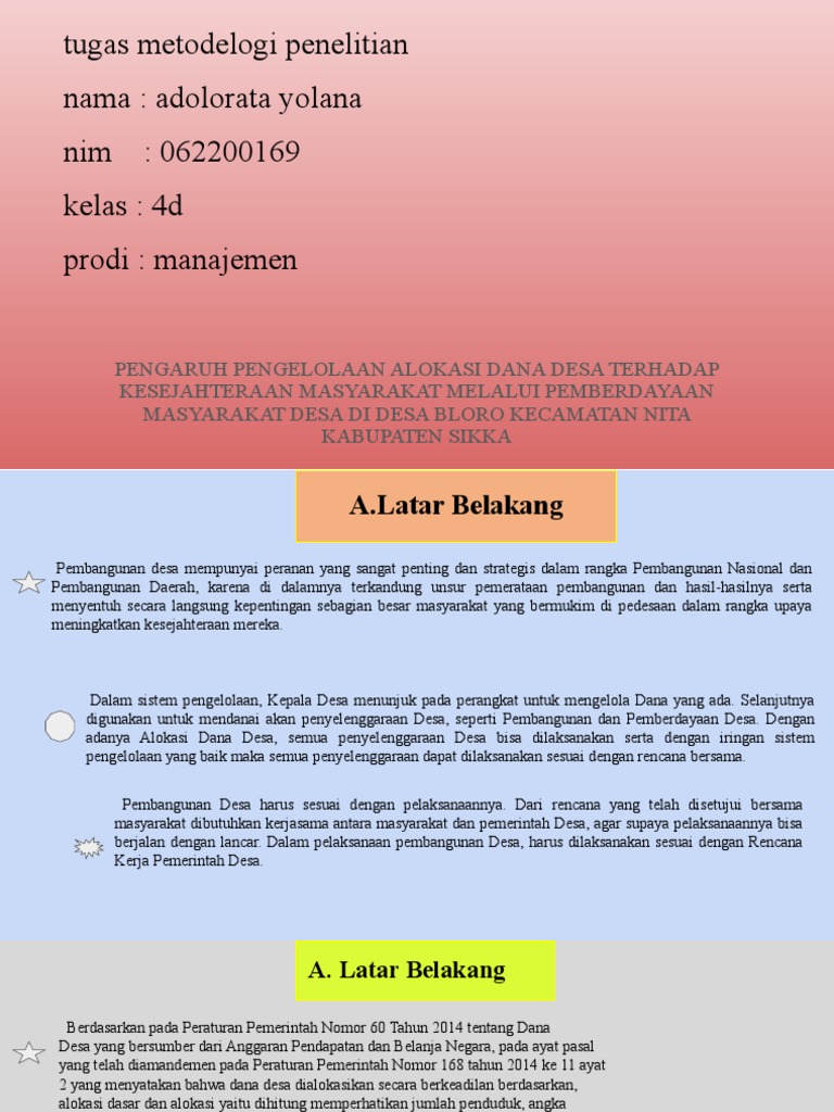 Proposal 1 | PDF | Karier & Perkembangan | Pengembangan Diri