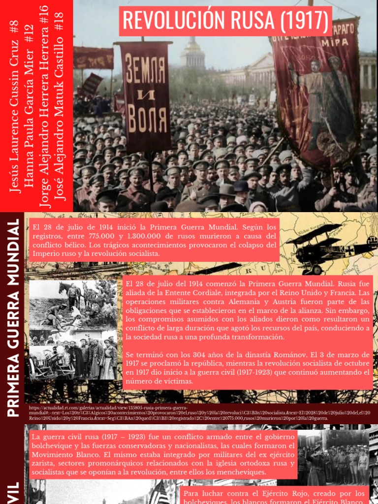 Revolución Rusa de 1917 | PDF | Unión Soviética | Política mundial