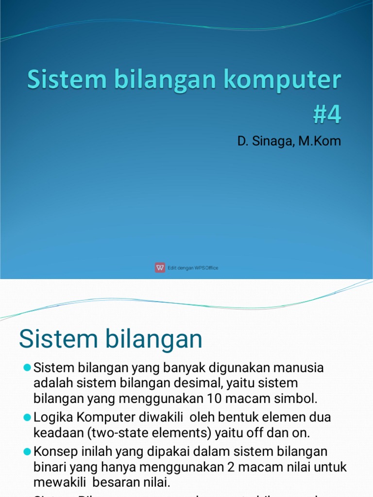 Panduan Sistem Bilangan Komputer | PDF | Komputer | Teknologi & Rekayasa