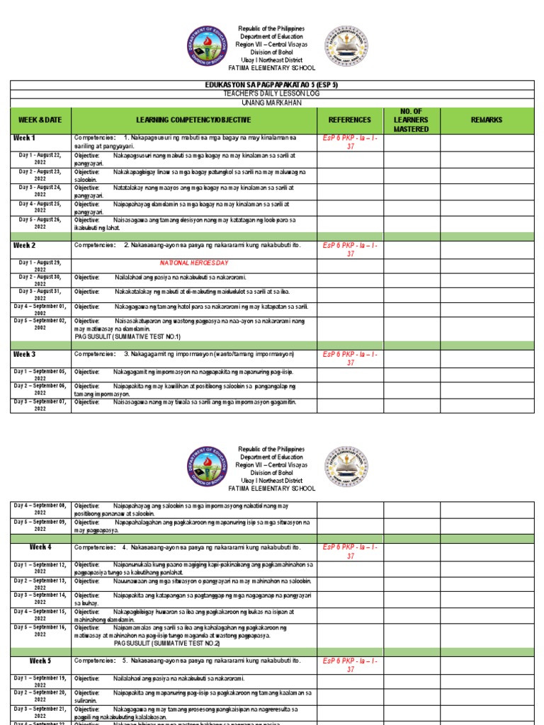 TDLL - Q1 - Esp 6 | PDF