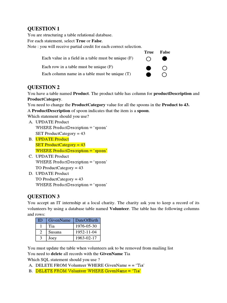 IT Spesialist Database 7 Januari 2022 | PDF | Database Index | Table (Database)