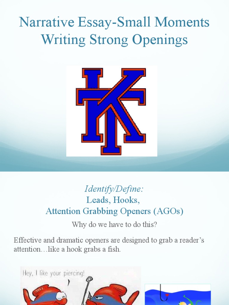Narrative Hooks,.Ppt AGOS | PDF