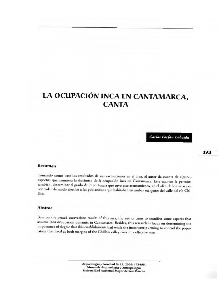 Ocupación Inka | PDF