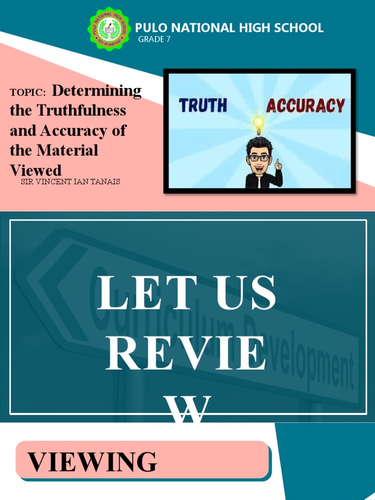 Grade 7 Guide: Evaluating Media Truthfulness | PDF | News | Bias