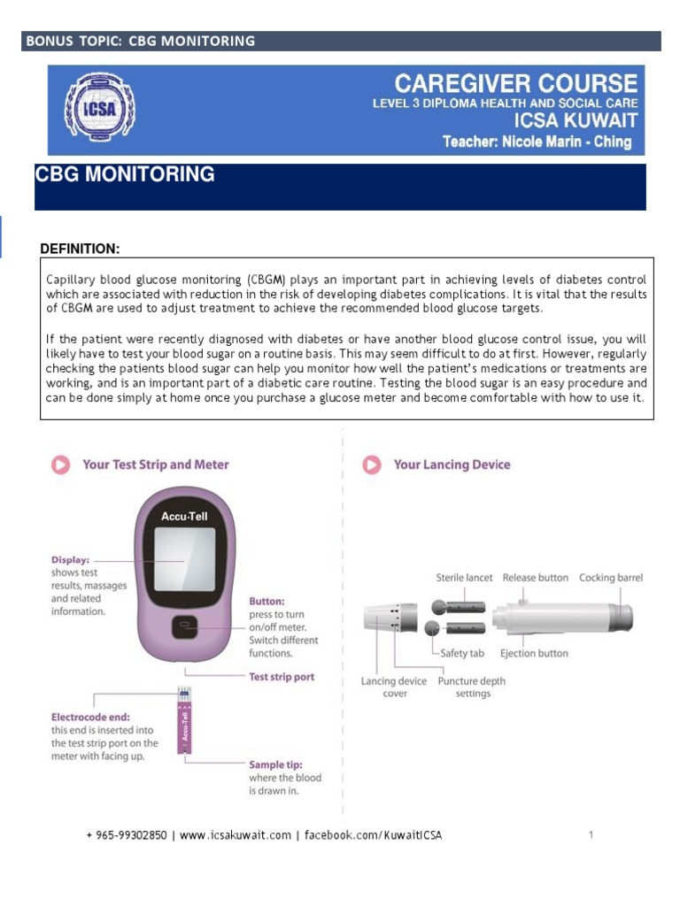 Lesson Notes - CBG | PDF | Clinical Medicine | Medical Specialties
