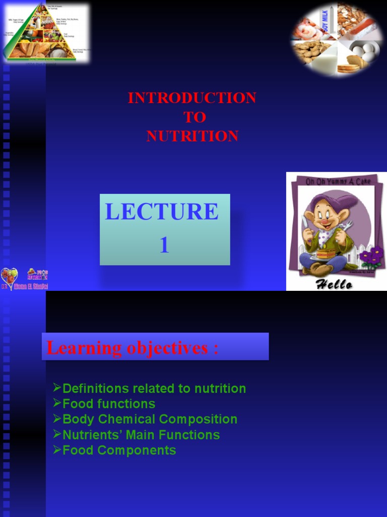 Introduction To NUTRITION | PDF | Nutrition | Diet & Nutrition