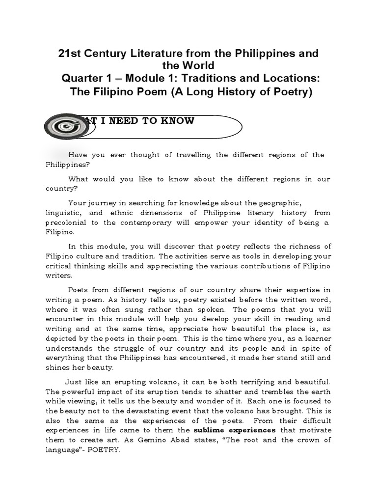 Exploring the Rich History and Diversity of Philippine Poetry Through ...