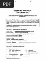 IEE Checklist Form | PDF | Environmental Monitoring | Water