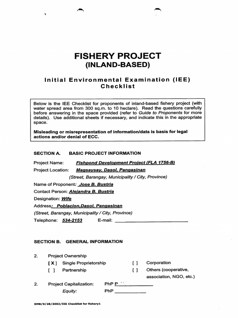 010301-060002-0501 Iee Checklist | PDF