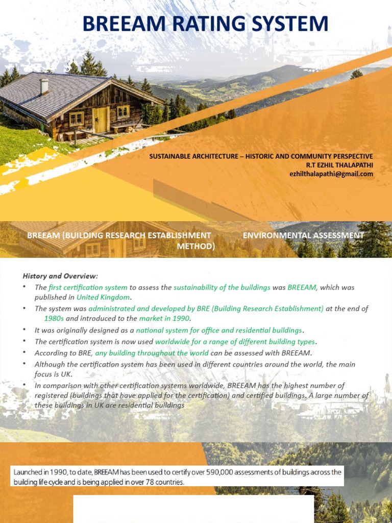 Breeam Rating System | PDF | Economies | Economy And The Environment