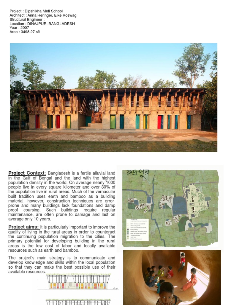 Dipshikha Meti School | PDF | Framing (Construction) | Plaster