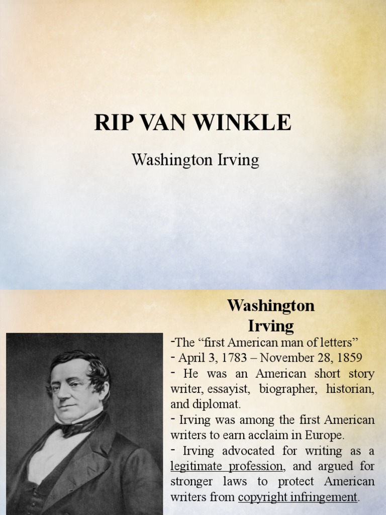 Rip Van Winkle - Nhom 4 | PDF | Washington Irving | The Sketch Book Of ...