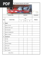 Machine Check Sheet | PDF | Machines | Manufactured Goods